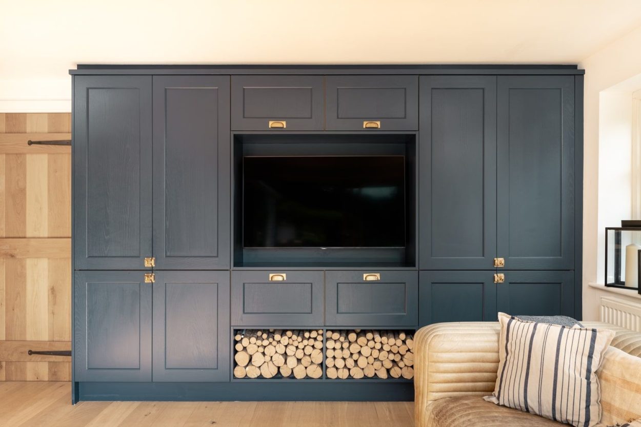 Ashbourne Oxford Blue and Highland Stone Kitchen - Jones Britain