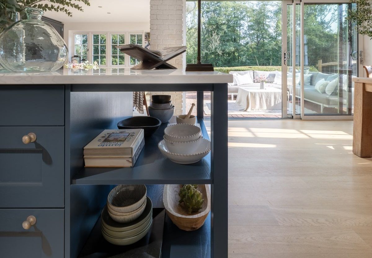 Ashbourne Oxford Blue and Highland Stone Kitchen - Jones Britain